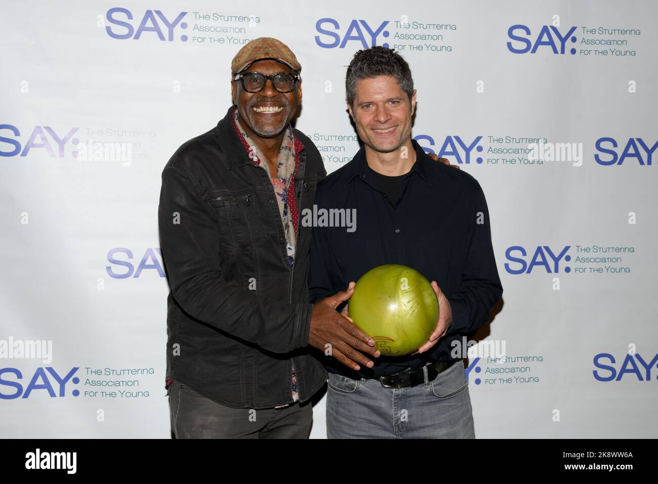 New York, NY, on October 24, 2022. Everett Bradley and Tom Kitt attend ...