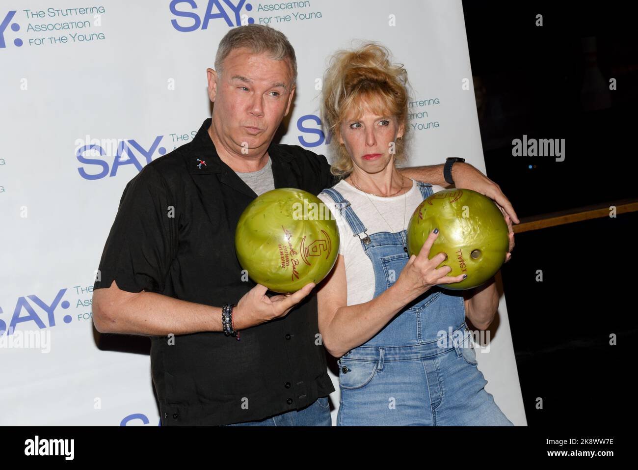 New York, USA. 24th Oct, 2022. Spencer Garrett and Maddie Corman attend ...