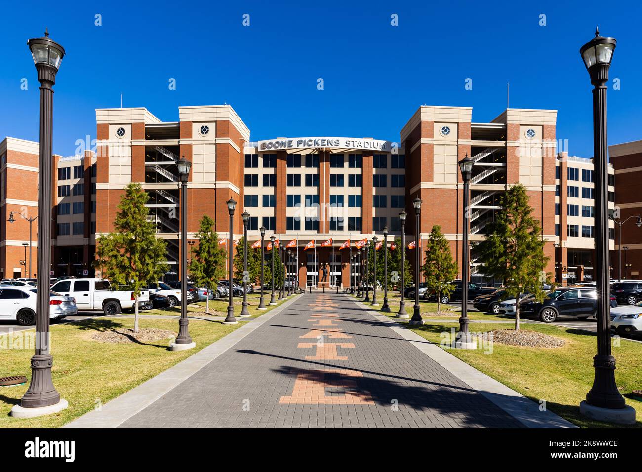 Stillwater, OK - October 21, 2022: Boone Pickens Stadium, home of ...