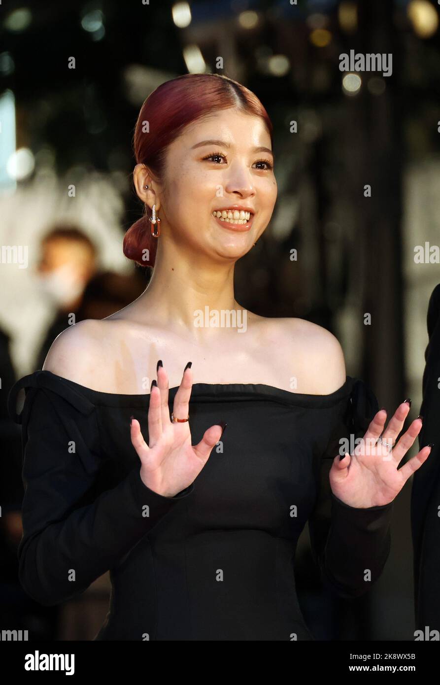 Tokyo, Japan. 24th Oct, 2022. Japanese actress Fumika Baba poses for ...