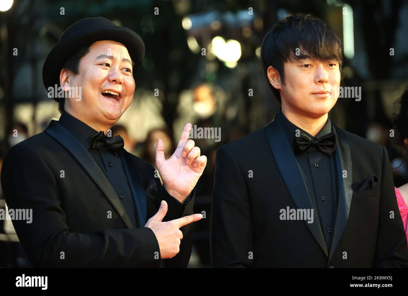 Tokyo, Japan. 24th Oct, 2022. Japanese comedy duo Woman Rush Hour ...