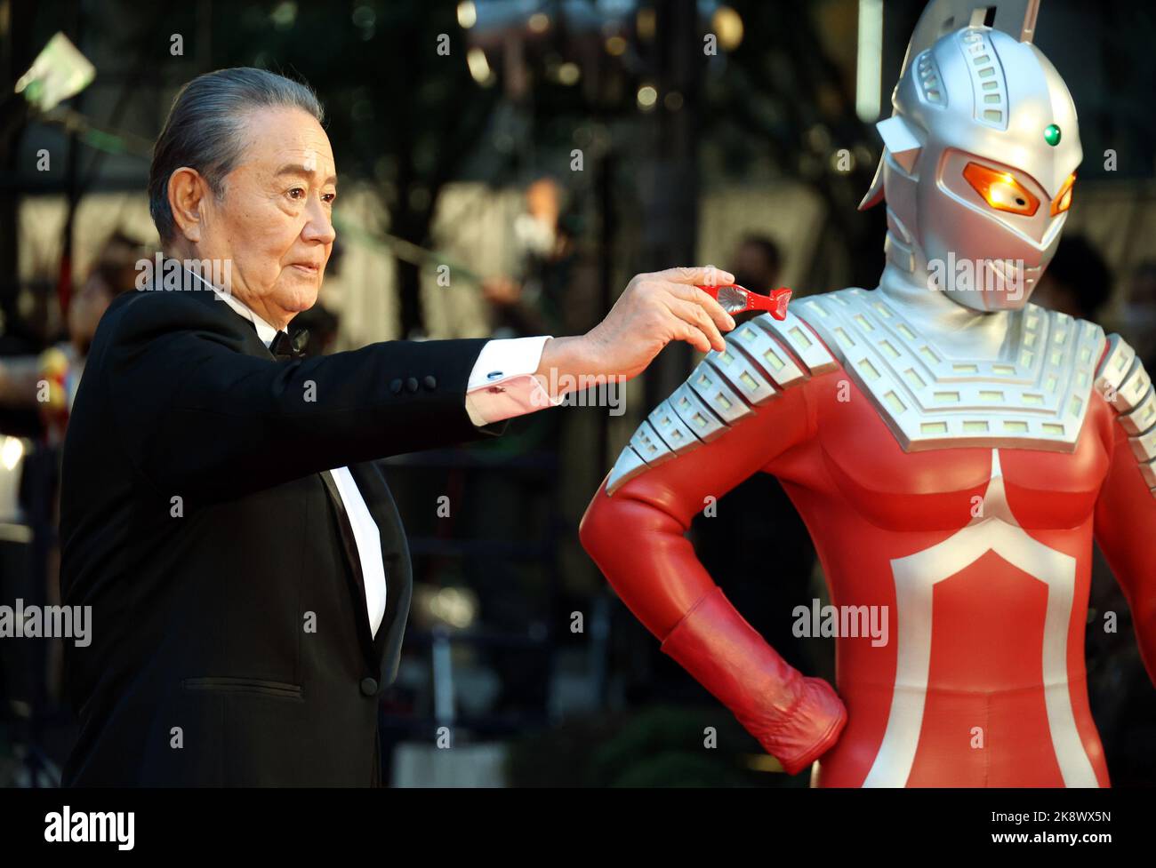 Tokyo, Japan. 24th Oct, 2022. Japanese actor Kouji Moritsugu (L) and ...