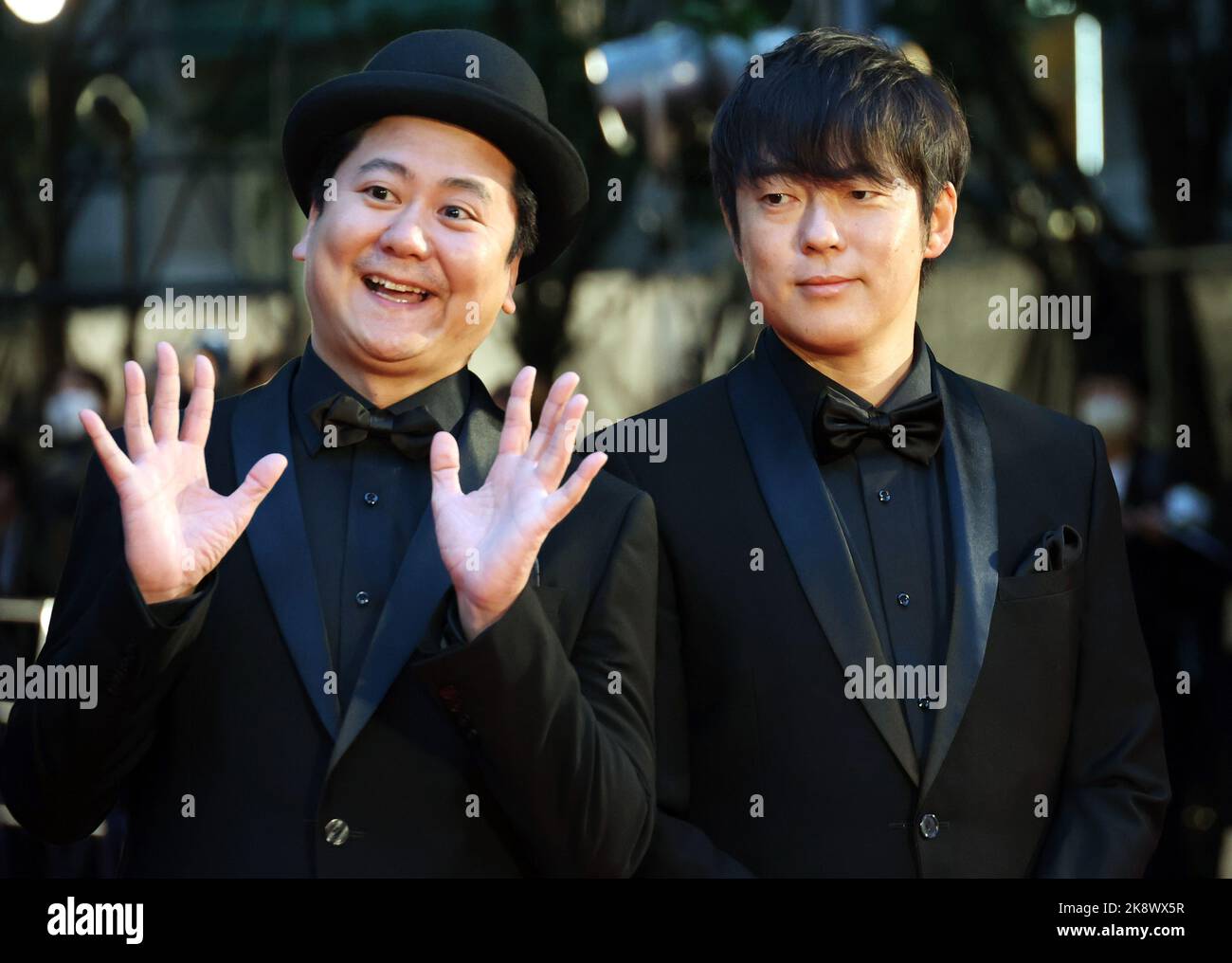 Tokyo, Japan. 24th Oct, 2022. Japanese comedy duo Woman Rush Hour ...