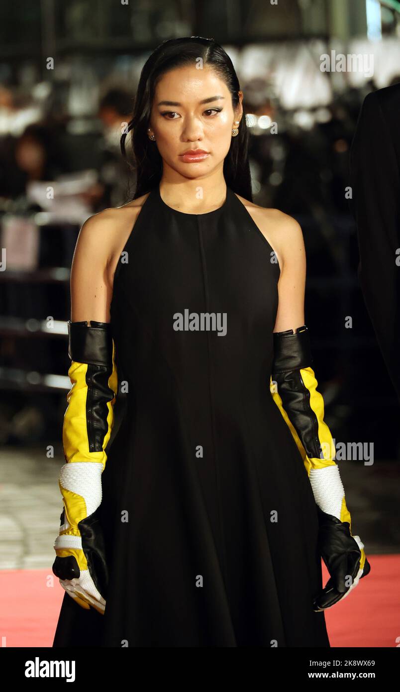 Tokyo, Japan. 24th Oct, 2022. Japanese actress Awich poses for photo as ...