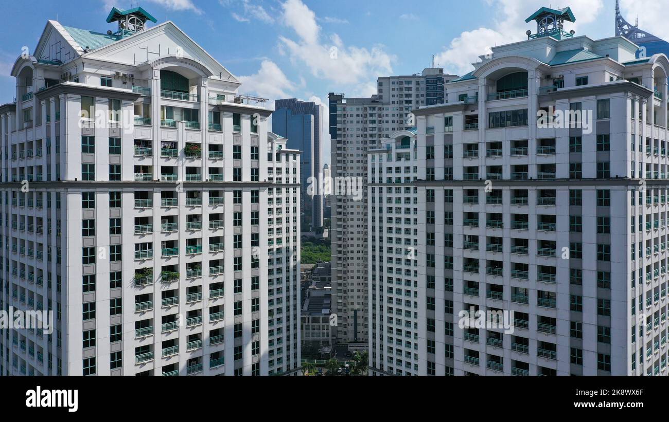 New residential high rise buildings in Jakarta Stock Photo - Alamy
