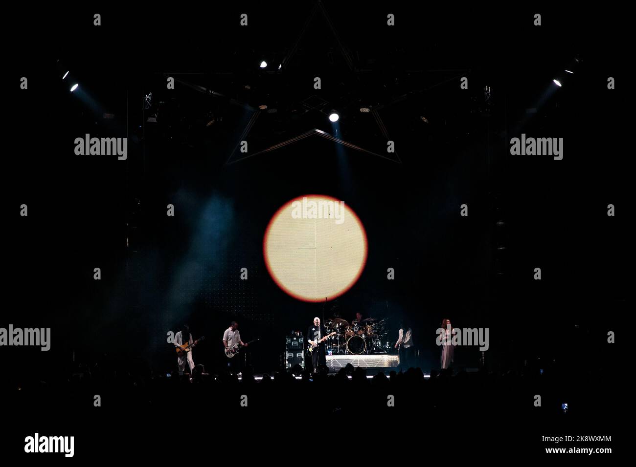 Toronto, Canada. 24/10/2022, Smashing Pumpkins performing on stage in ...