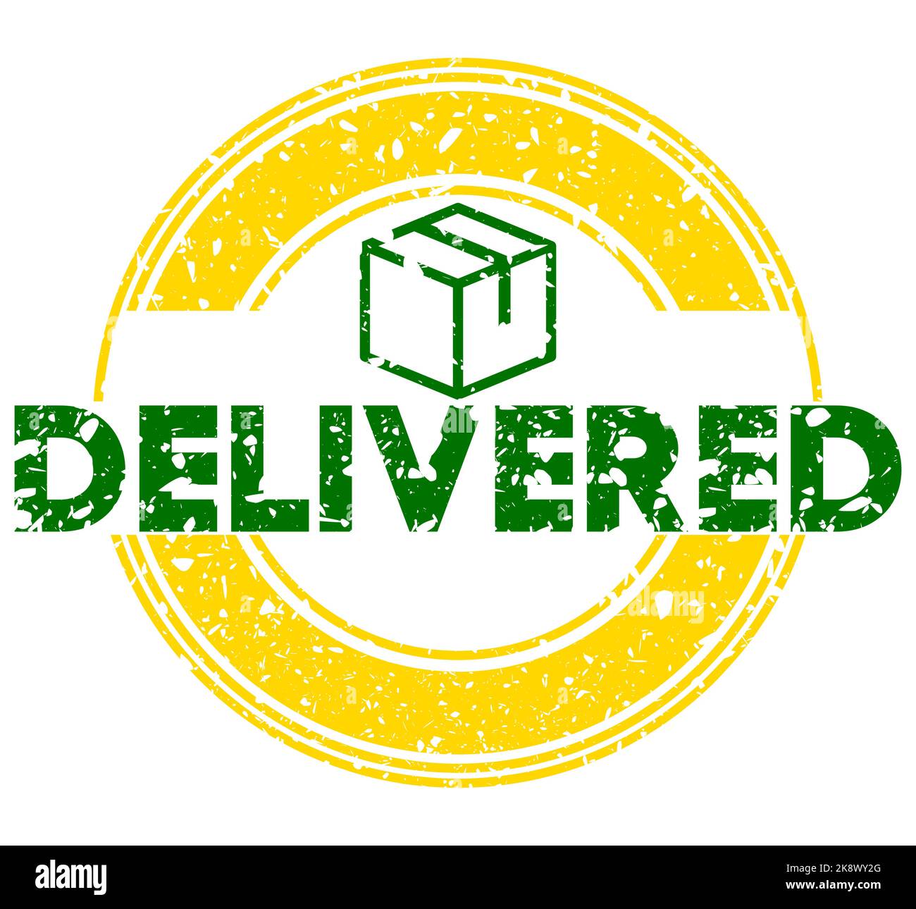 Delivered stamp sign seal hi-res stock photography and images - Alamy