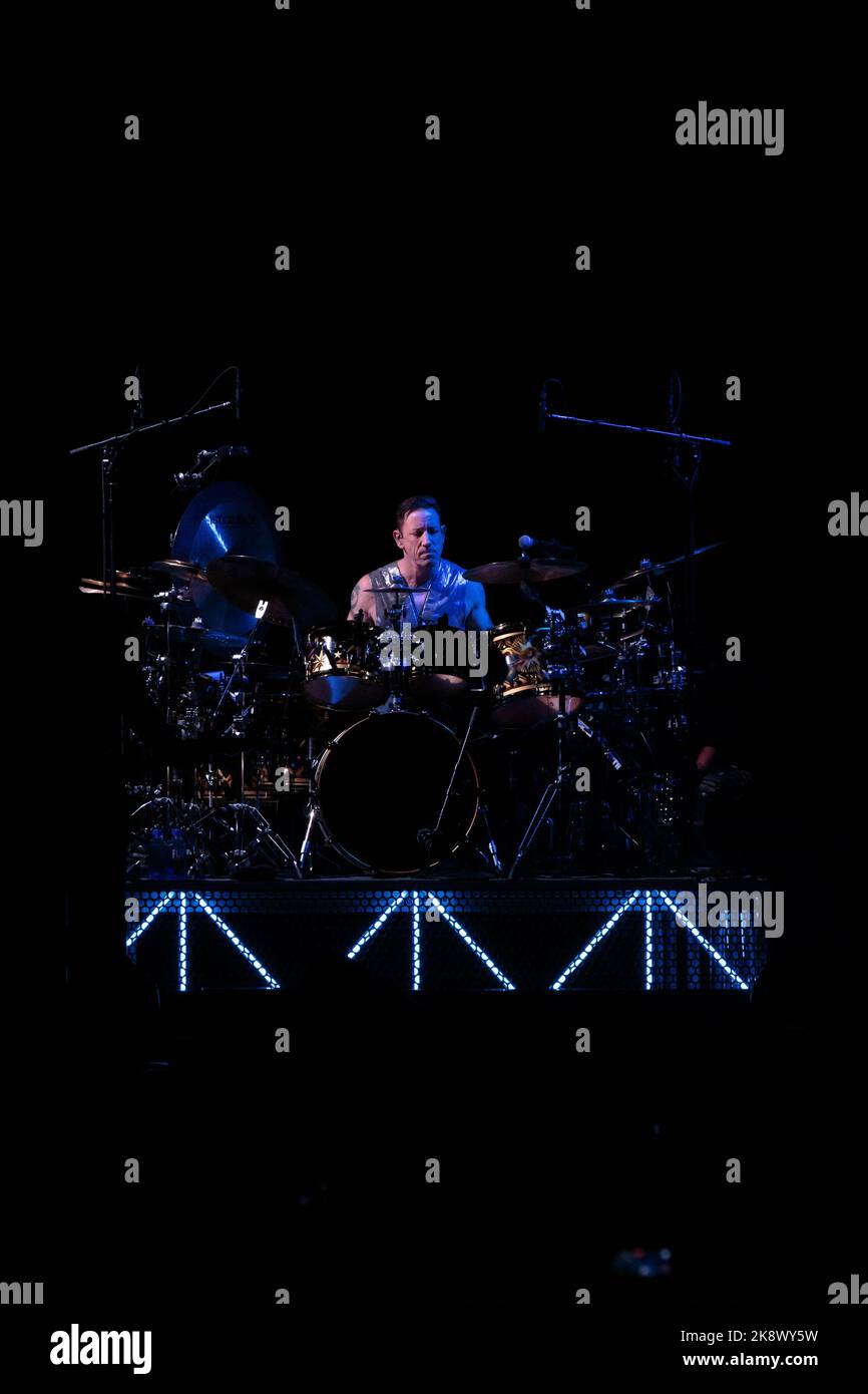 Toronto, Canada. 24/10/2022, Jimmy Chamberlin of Smashing Pumpkins ...