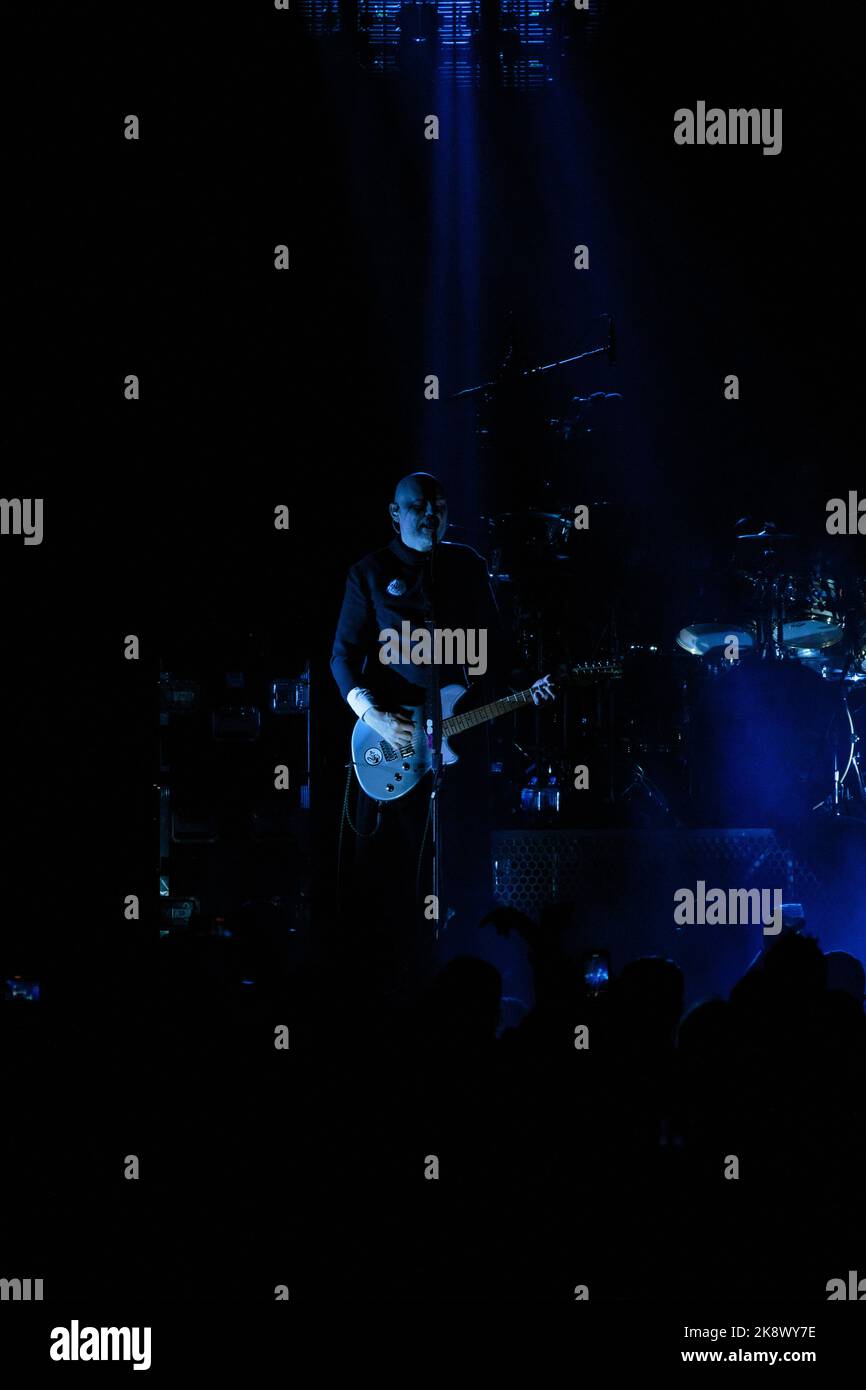 Toronto, Canada. 24/10/2022, Billy Corgan of Smashing Pumpkins performs ...