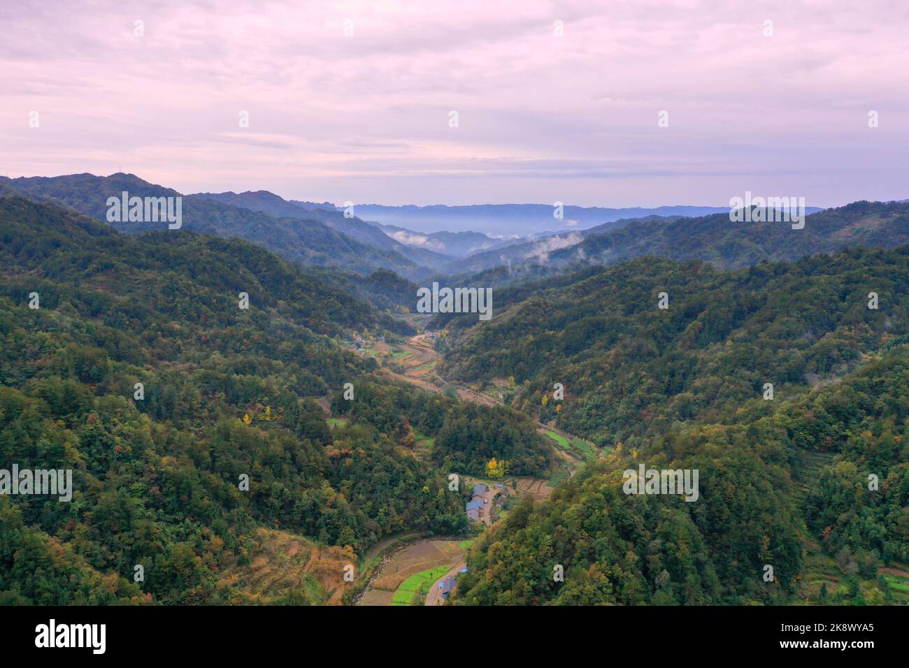 YICHANG, CHINA - OCTOBER 24, 2022 - An aerial photo shows the scenery ...