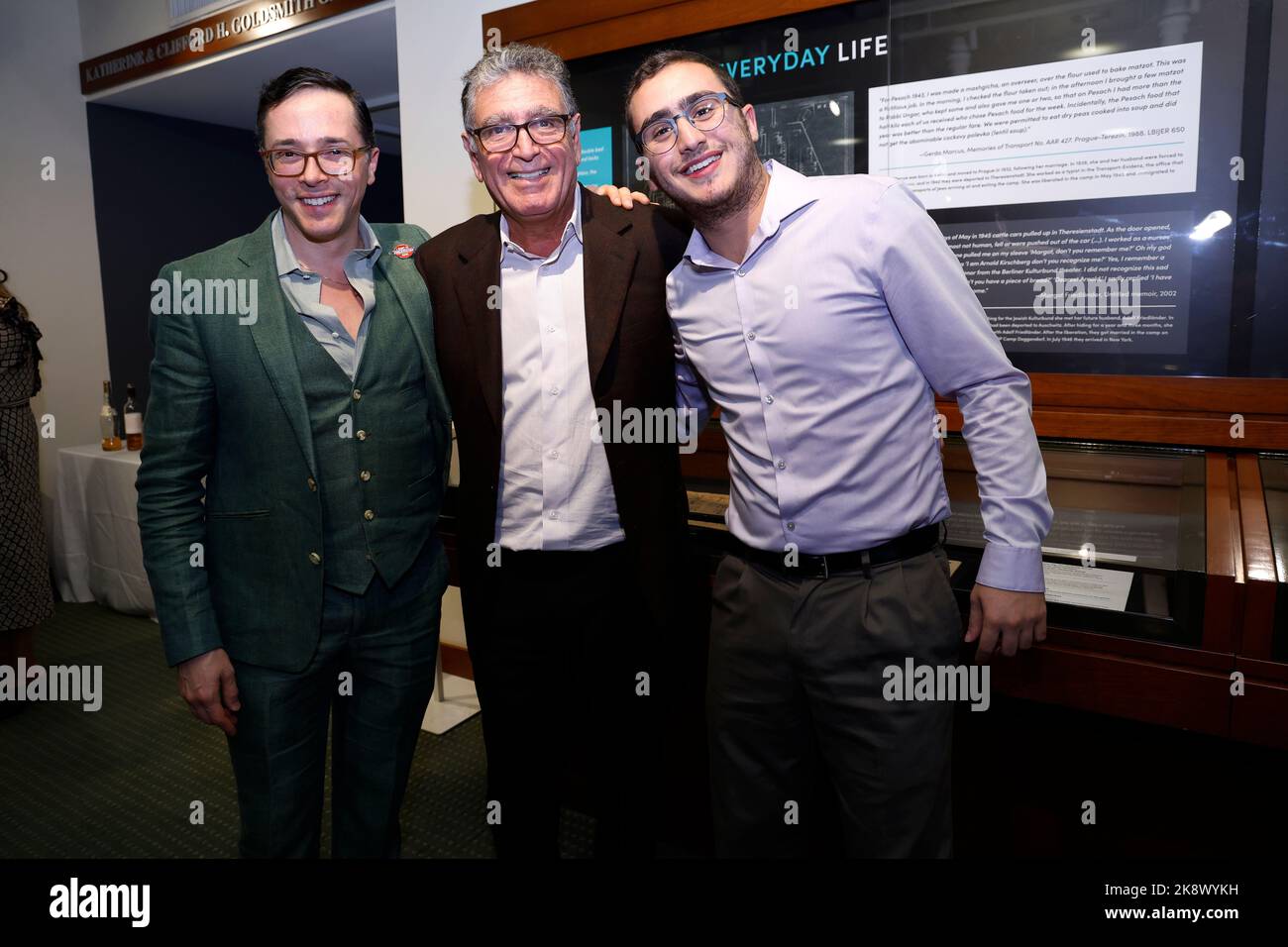 New York City, USA. 24th Oct, 2022. Yuval David, Uri Sassan and Yehuda ...