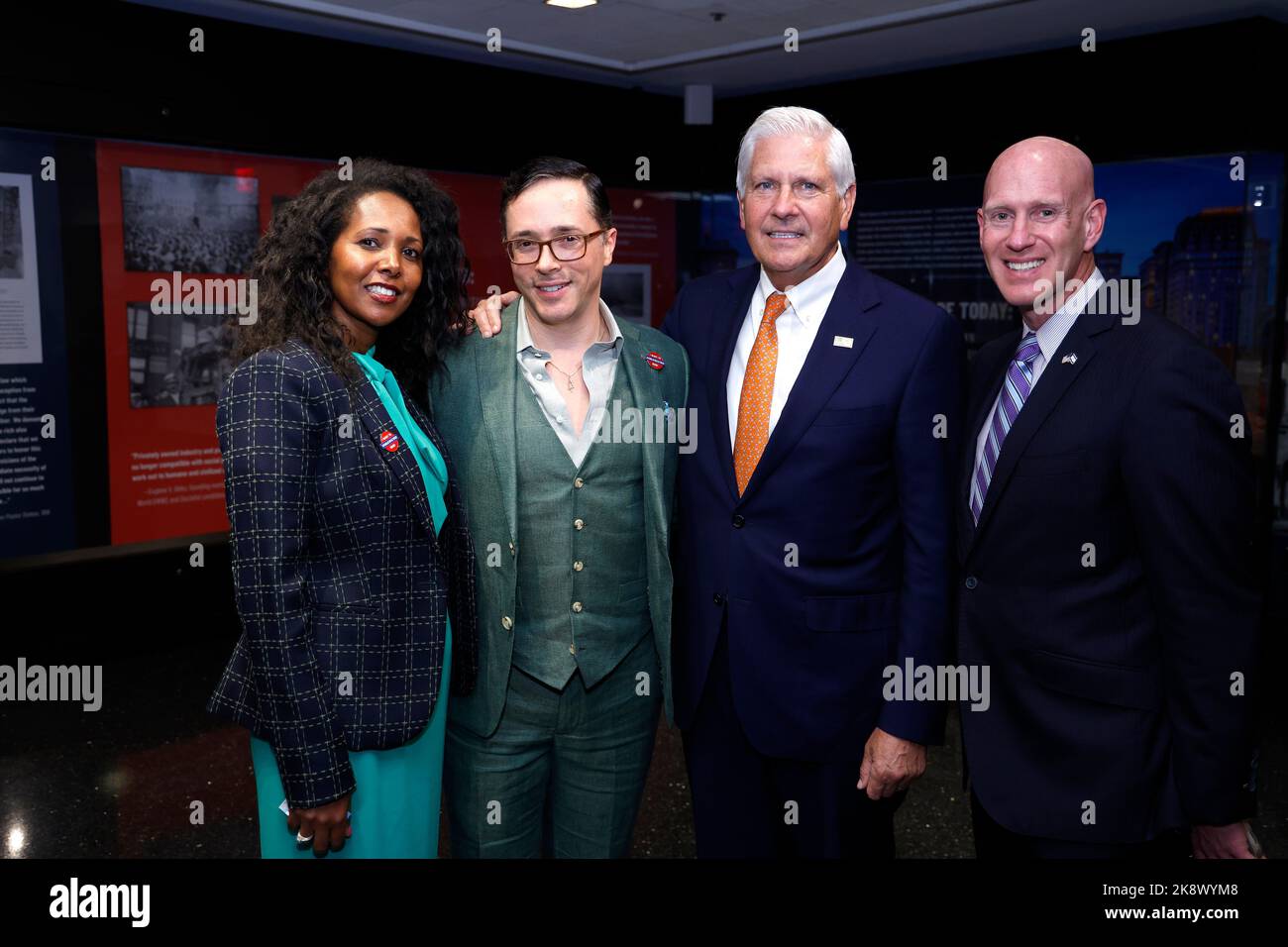 Mazi Pilip, Yuval David, Bruce Blakeman and guest attend #EndJewHatred ...