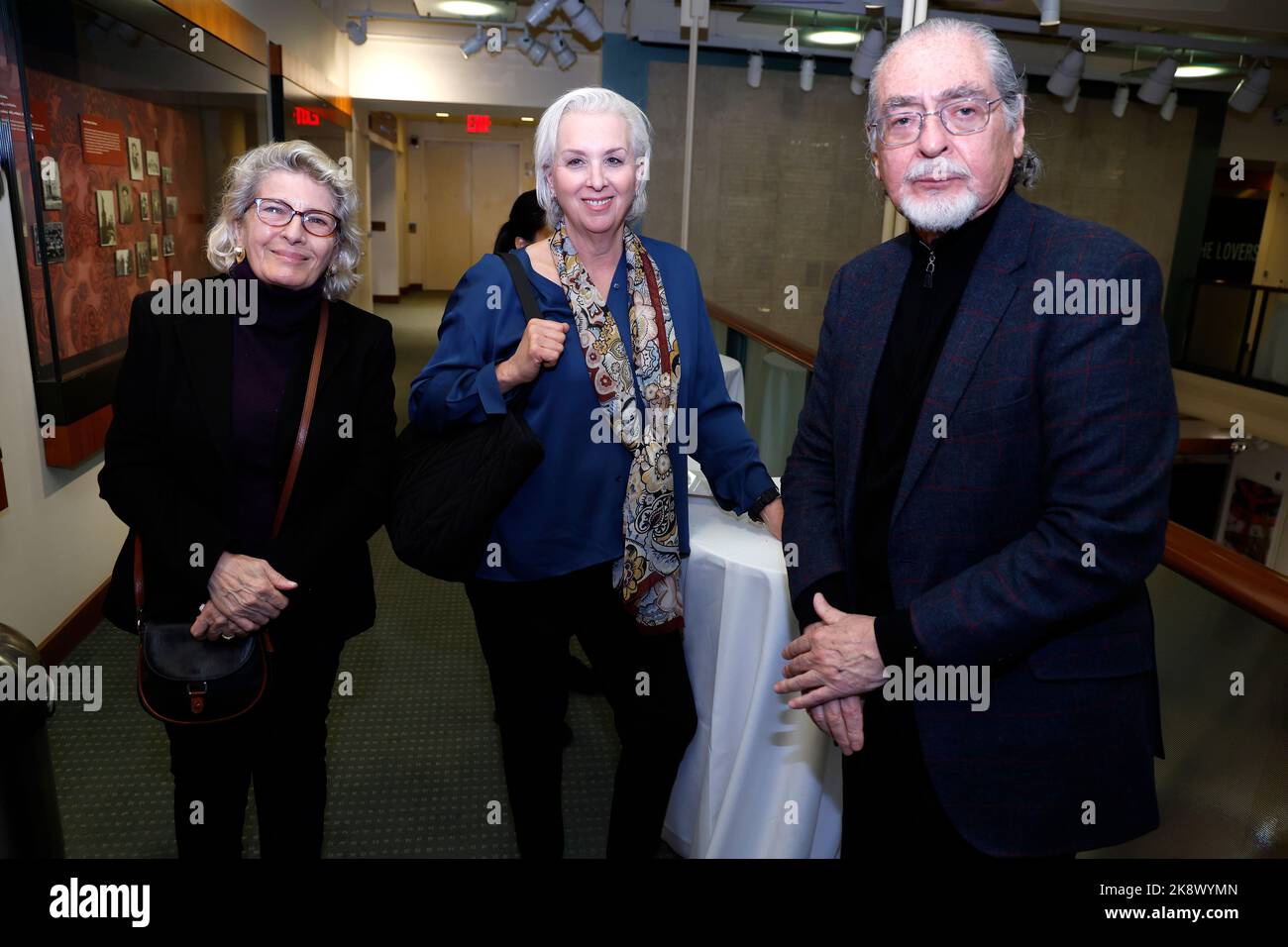 Rachel Weg, Aviva Miller and Oskar Weg attends#EndJewHatred Day event ...