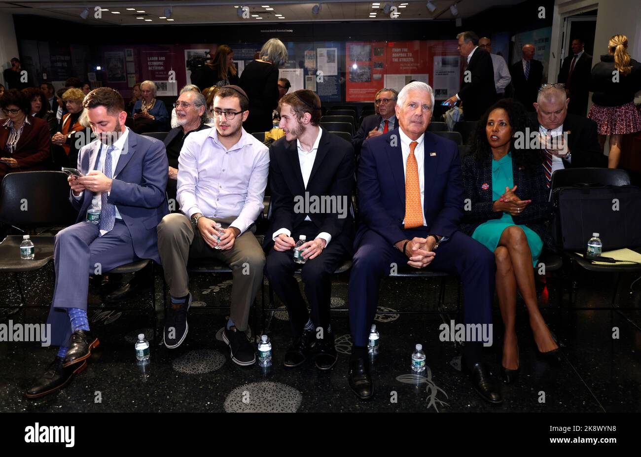 New York City, USA. 24th Oct, 2022. Michael Lawler, Yehuda Jian, Bruce ...