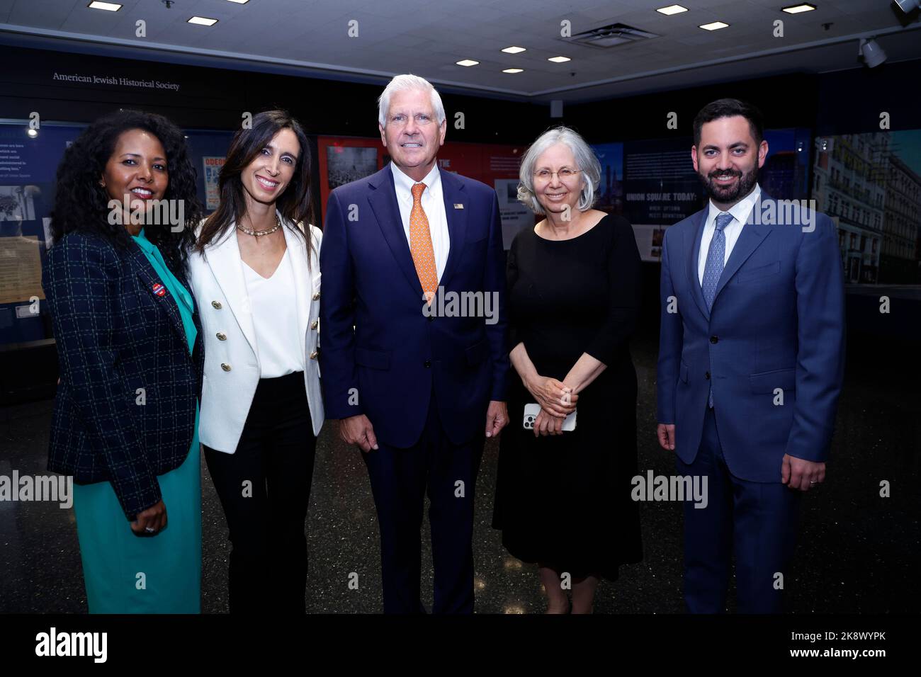 Mazi Pilip, Michelle Ahgoot, Bruce Blakeman Elizabeth Barney and ...