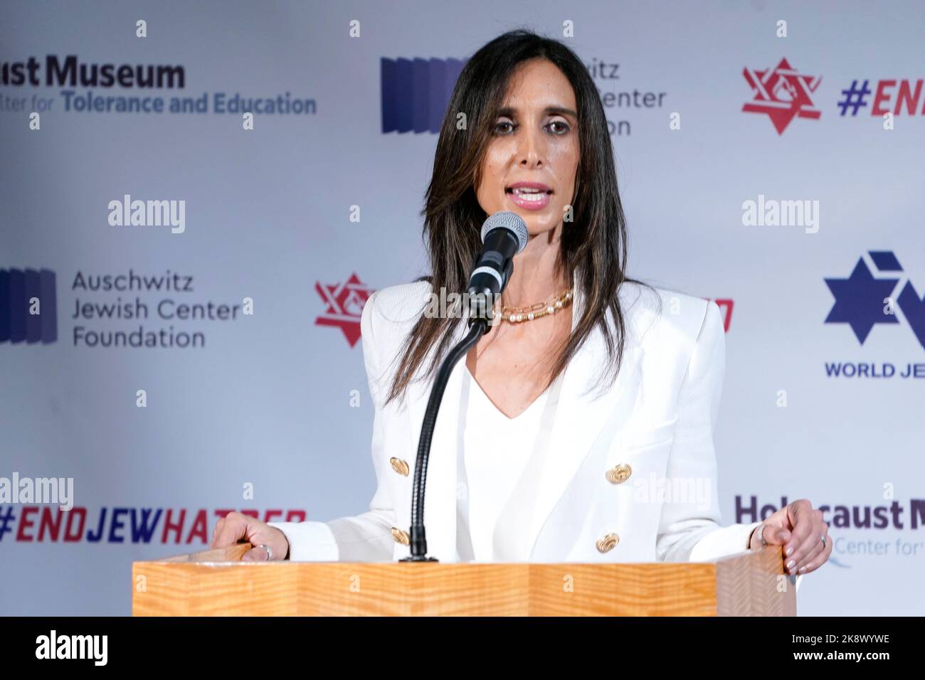 Michelle Ahdoot attends #EndJewHatred Day event at the Center for ...