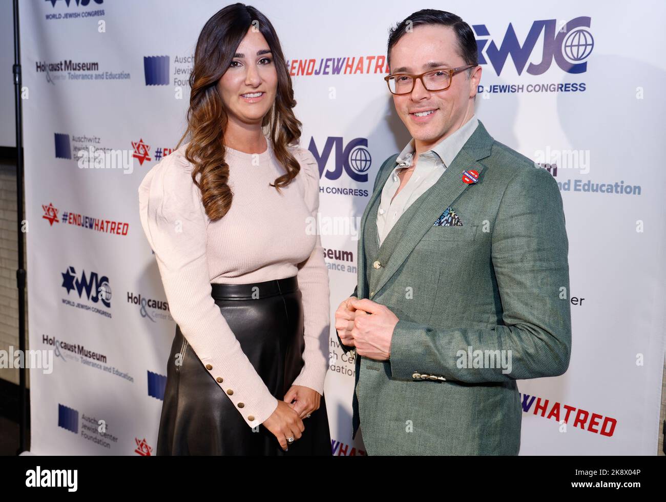 Michelle Joseph and Yuval David attend #EndJewHatred Day event at the ...