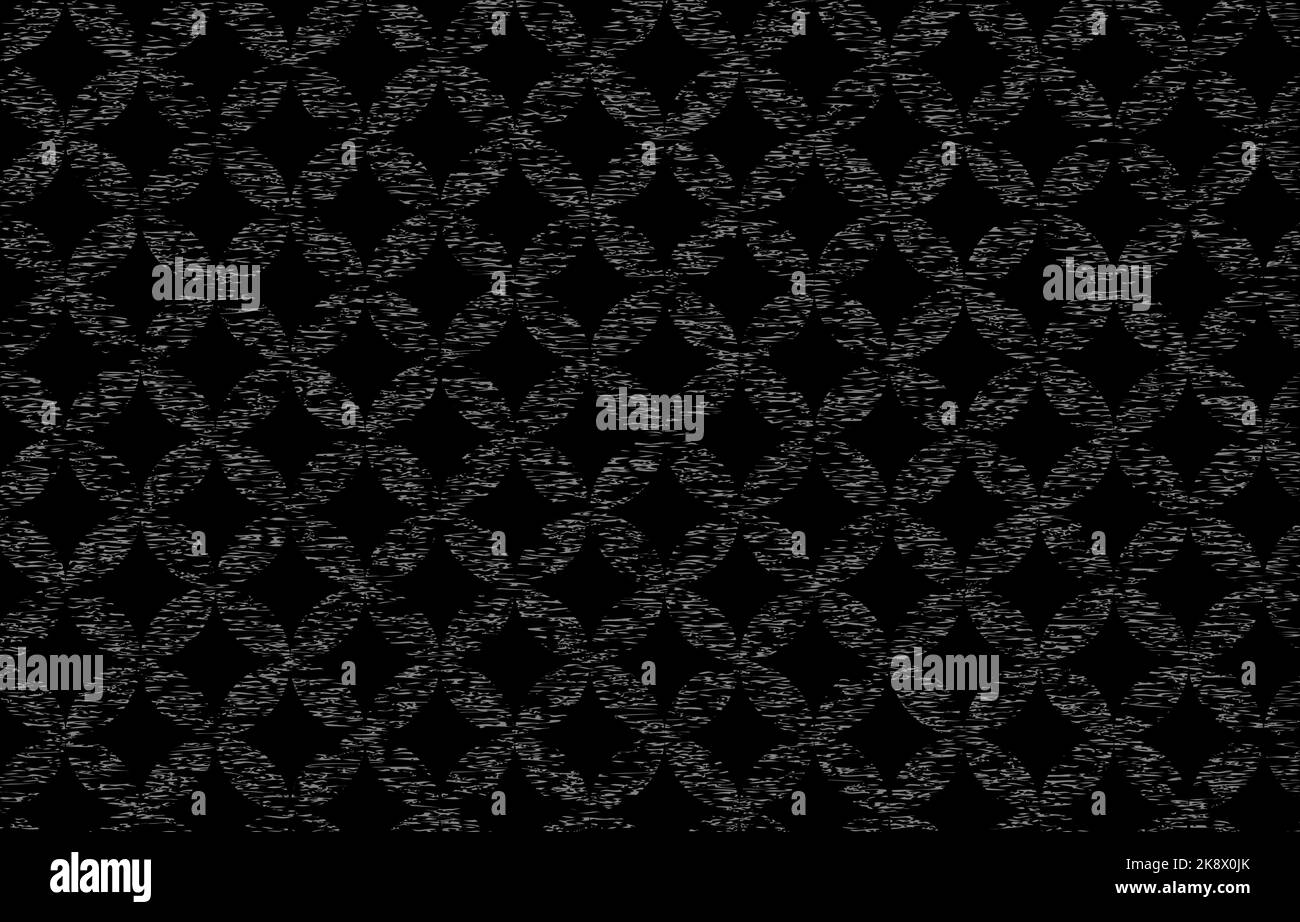 Vintage Japanese patterns in black and white, Japanese patterns Stock ...