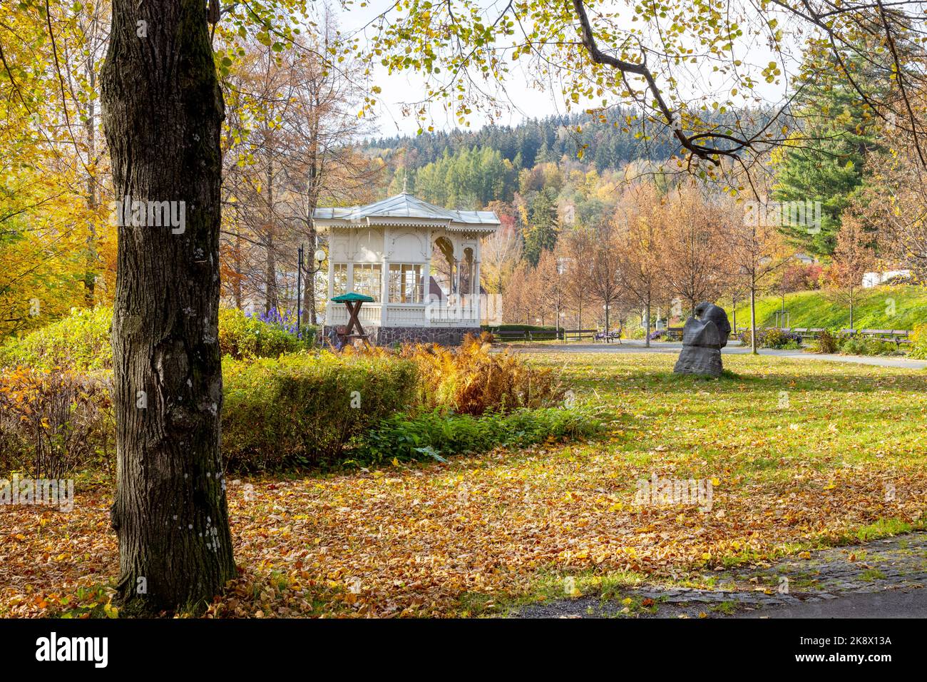hudební pavilon, lázně Jeseník, Jeseníky, Česká republika / music ...