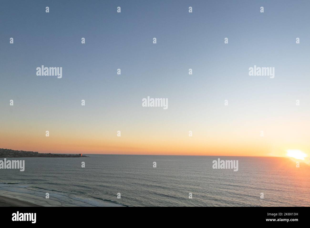 October 24, 2022, La Jolla, California, USA: The scintillating sunset ...