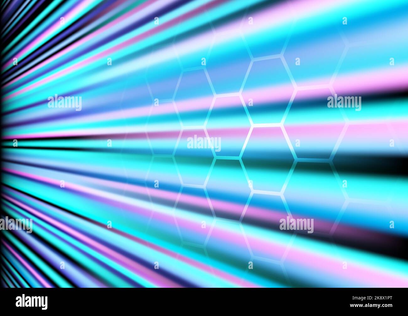 Abstract geometric perspective futuristic technology background. Vector ...
