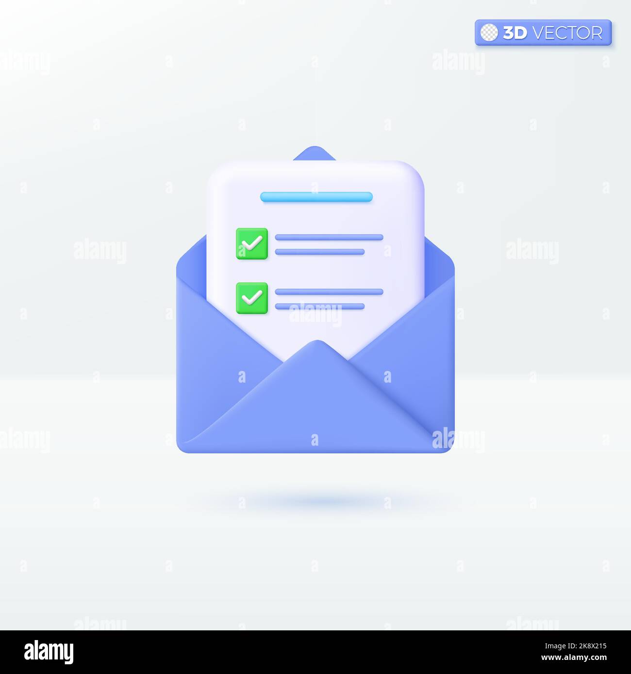 Envelope and Document Check mark icon symbols. postal, Mail invitation ...