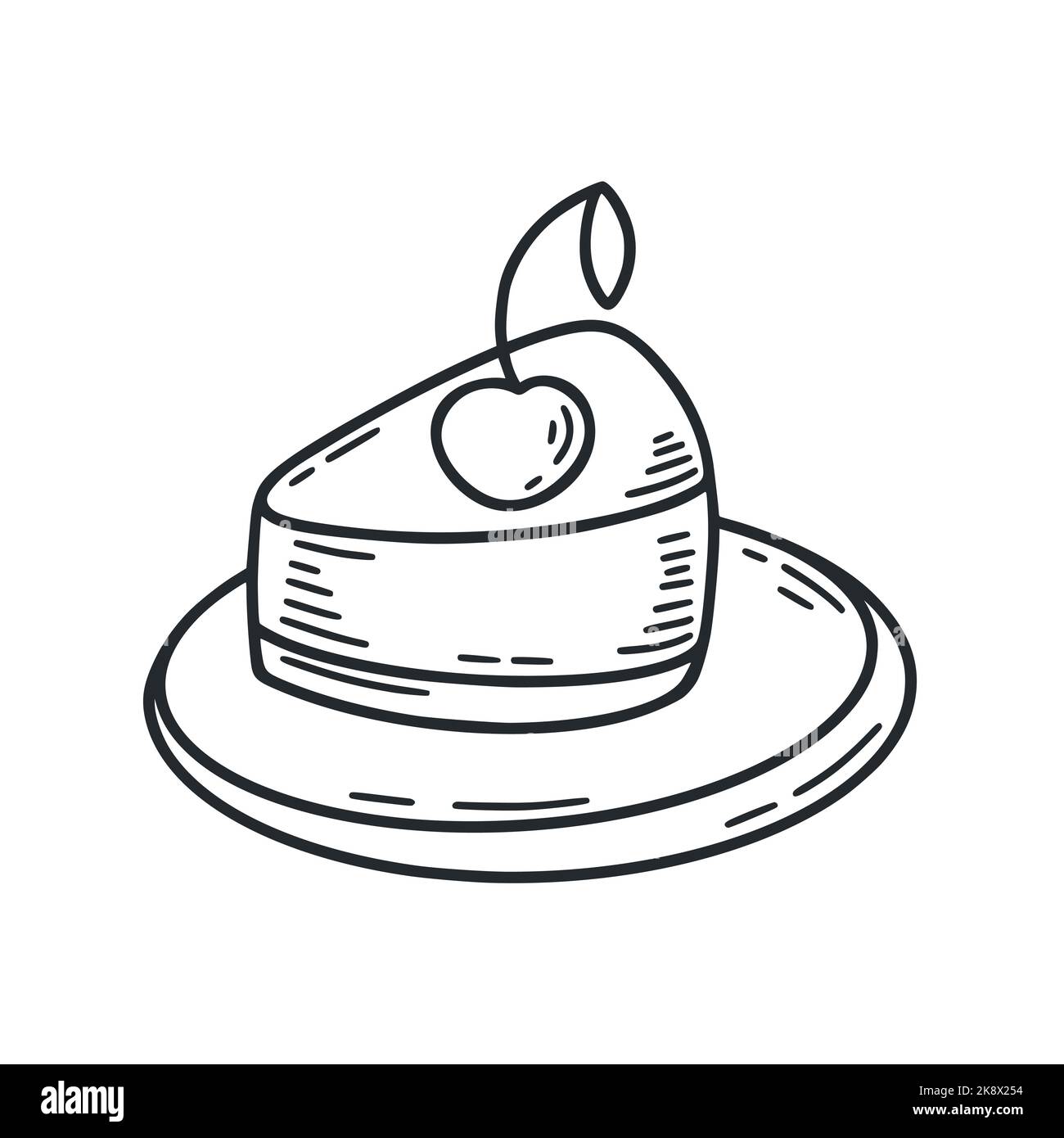 Cake sketch design Cut Out Stock Images & Pictures - Alamy
