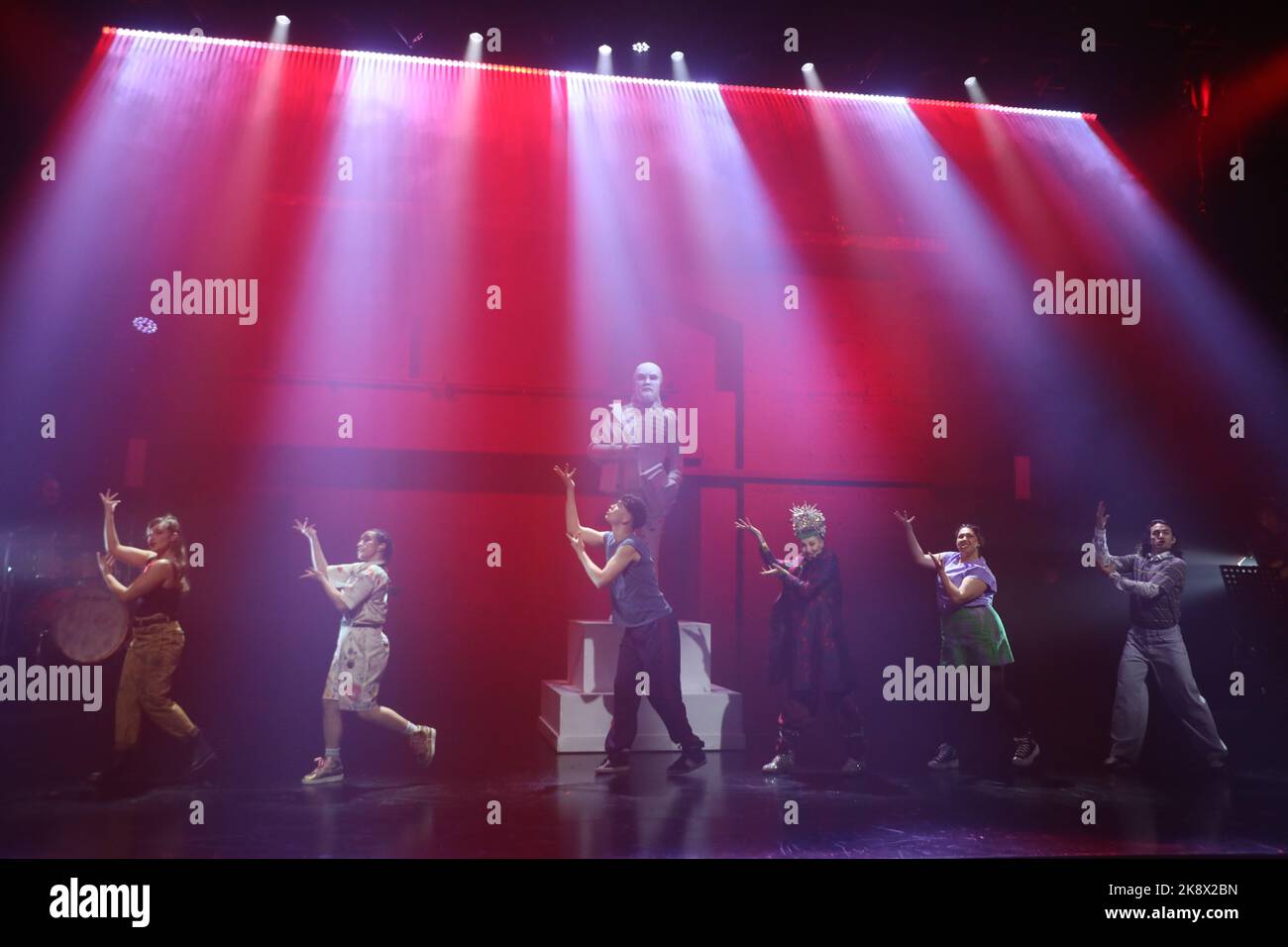 Sydney, Australia. 25th October 2022. Cast perform during a media call ...