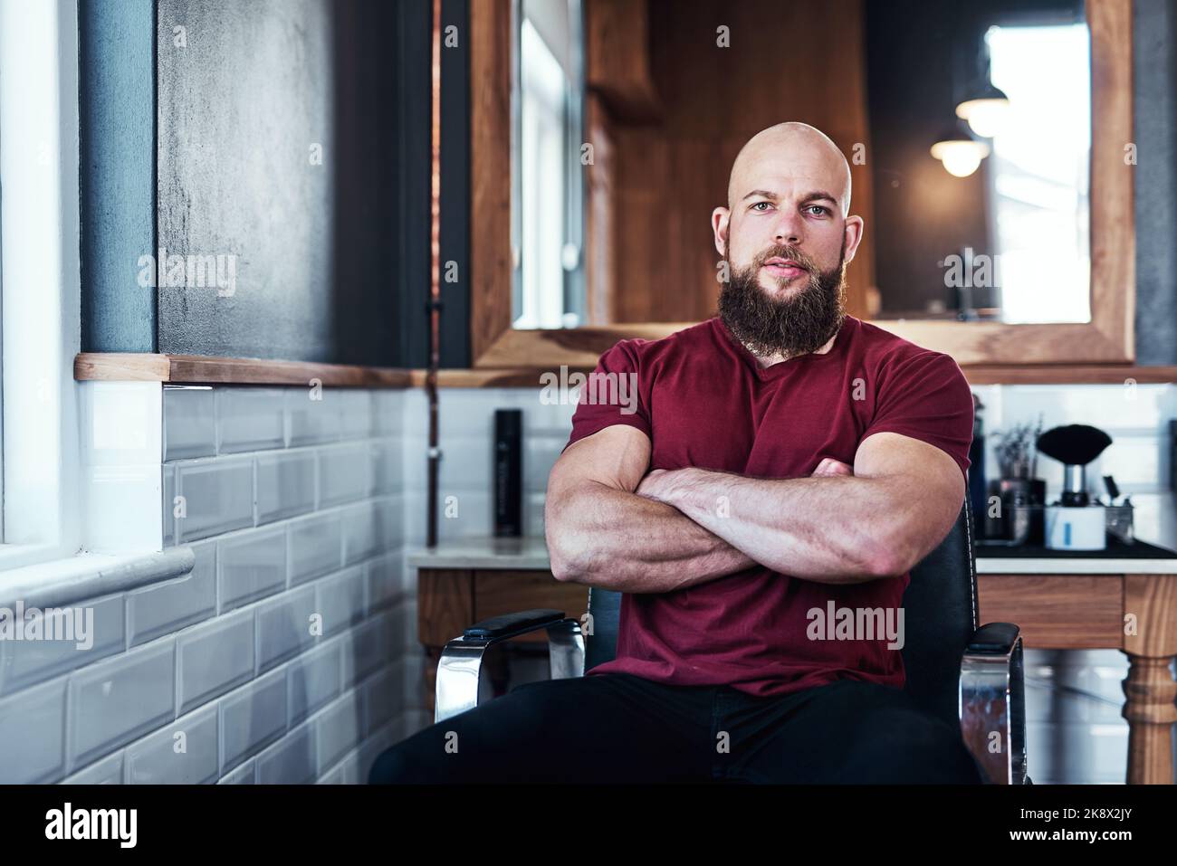 A fresh haircut makes a world of difference. Portrait of a handsome ...