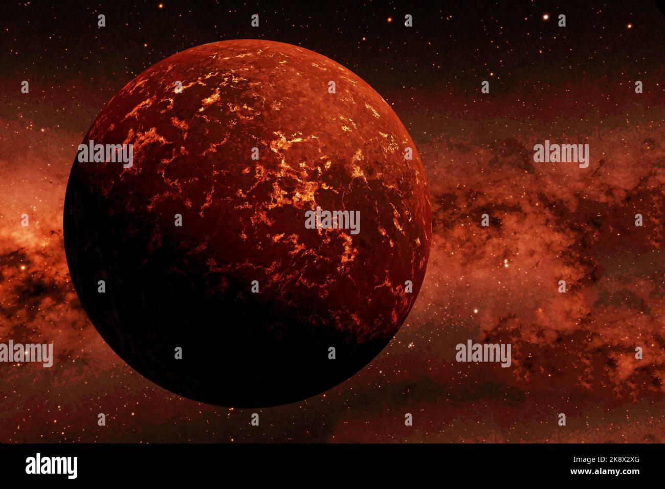 Exoplanet in deep space. Elements of this image furnished by NASA Stock ...
