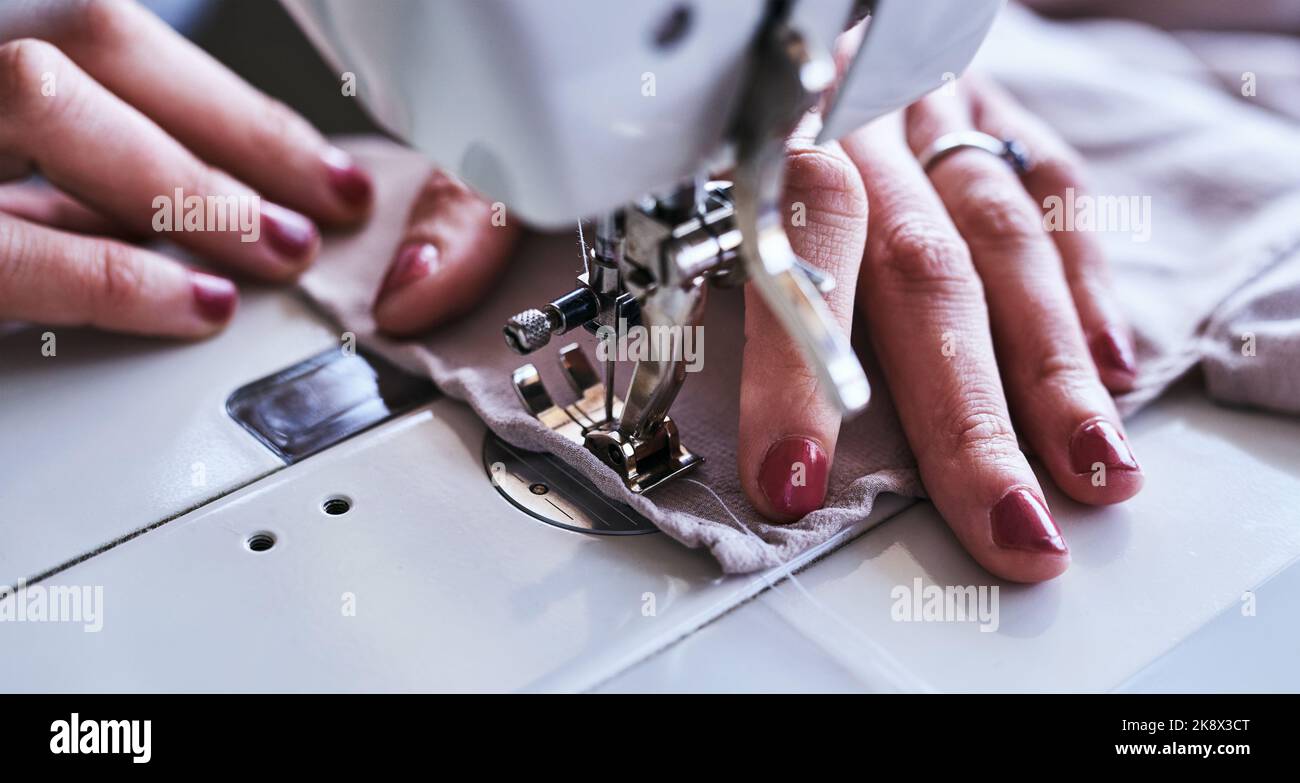 With needle and thread is how I create. a young fashion designer using ...