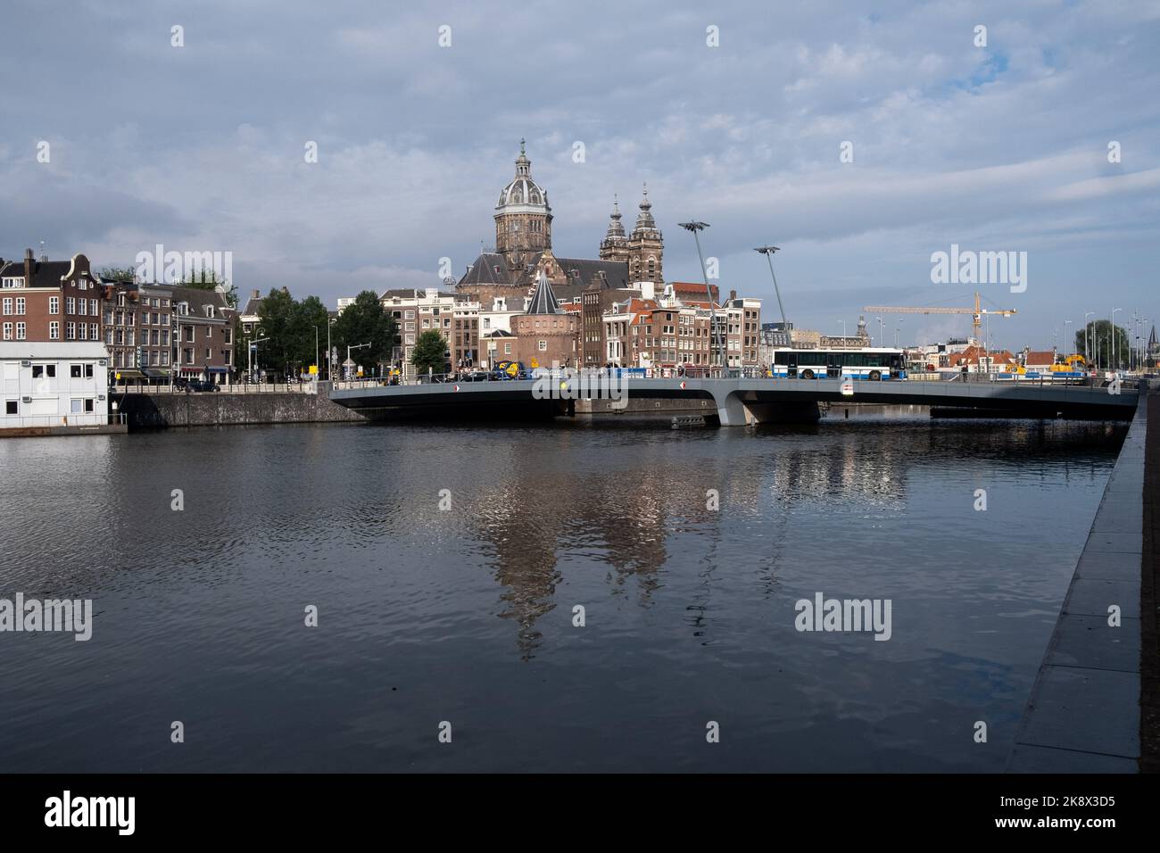 Netherlands, Amsterdam, July 2021. Illustration of daily life in ...