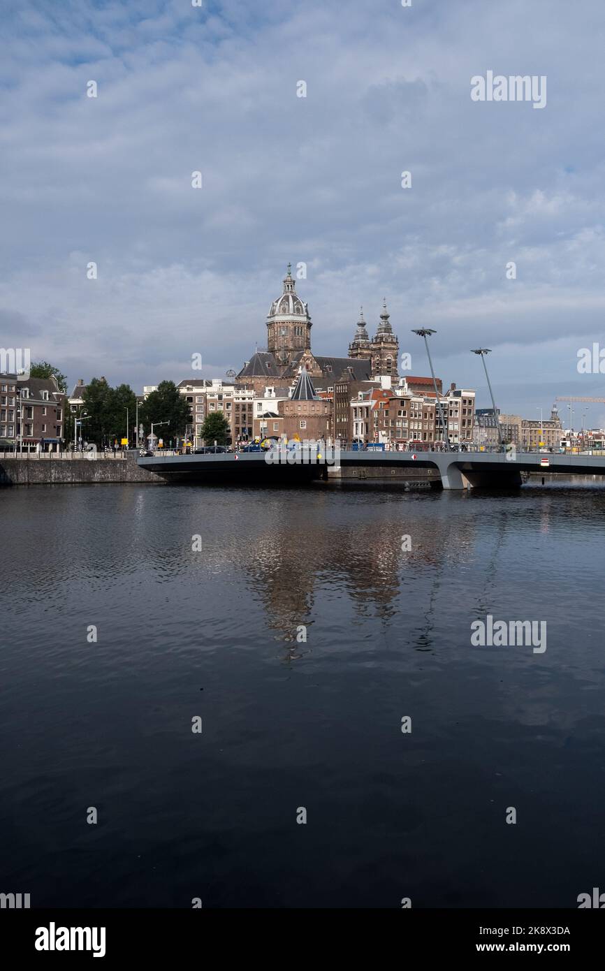Netherlands, Amsterdam, July 2021. Illustration of daily life in ...