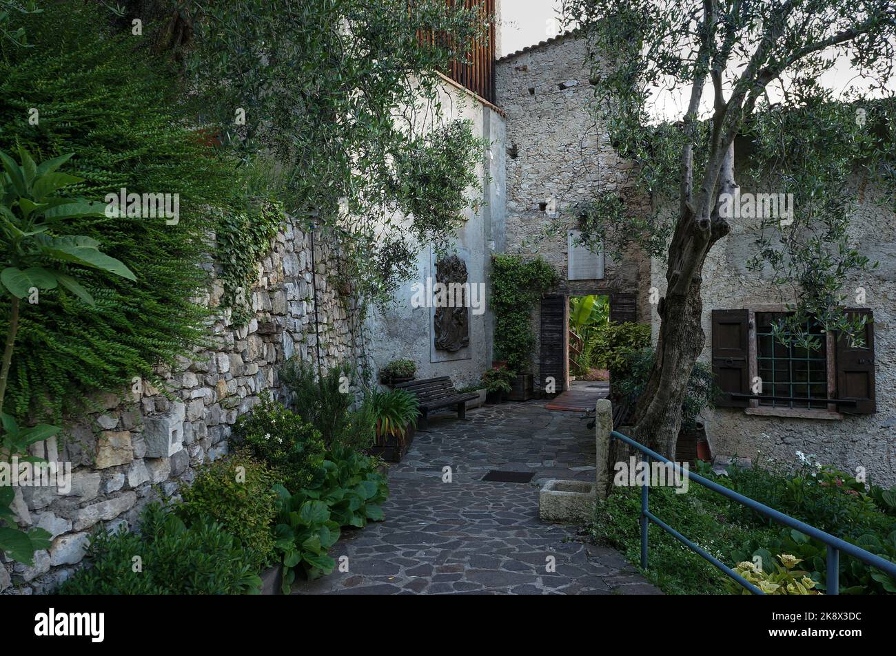 Garden of San Daniele Comboni Stock Photo - Alamy