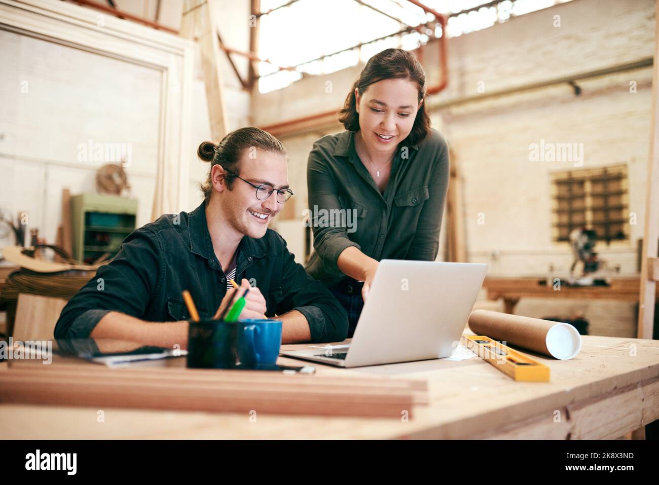 Were always productive and creative when we work together. two young ...