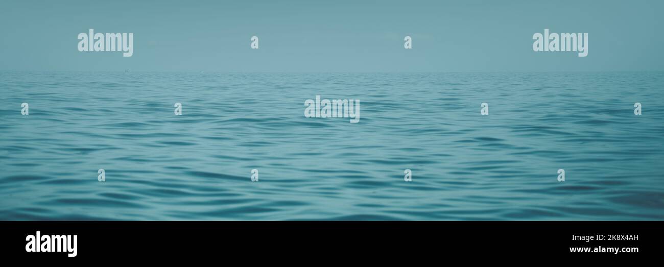 Beautiful vivid blue ocean image showing the ripples Stock Photo - Alamy