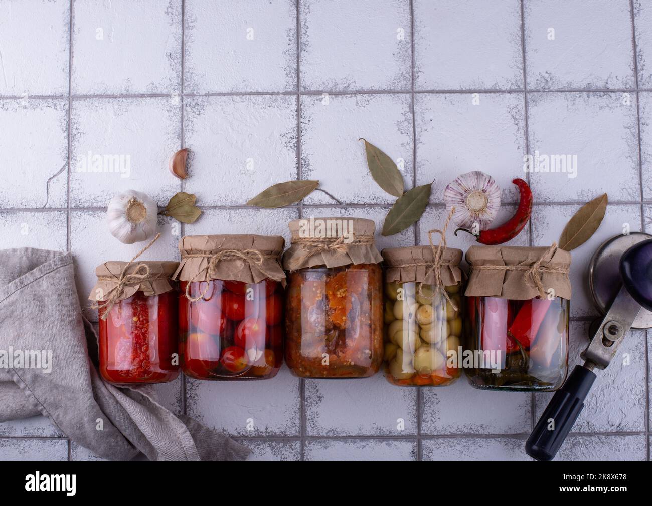 Various pickled vegetables in hi-res stock photography and images - Alamy