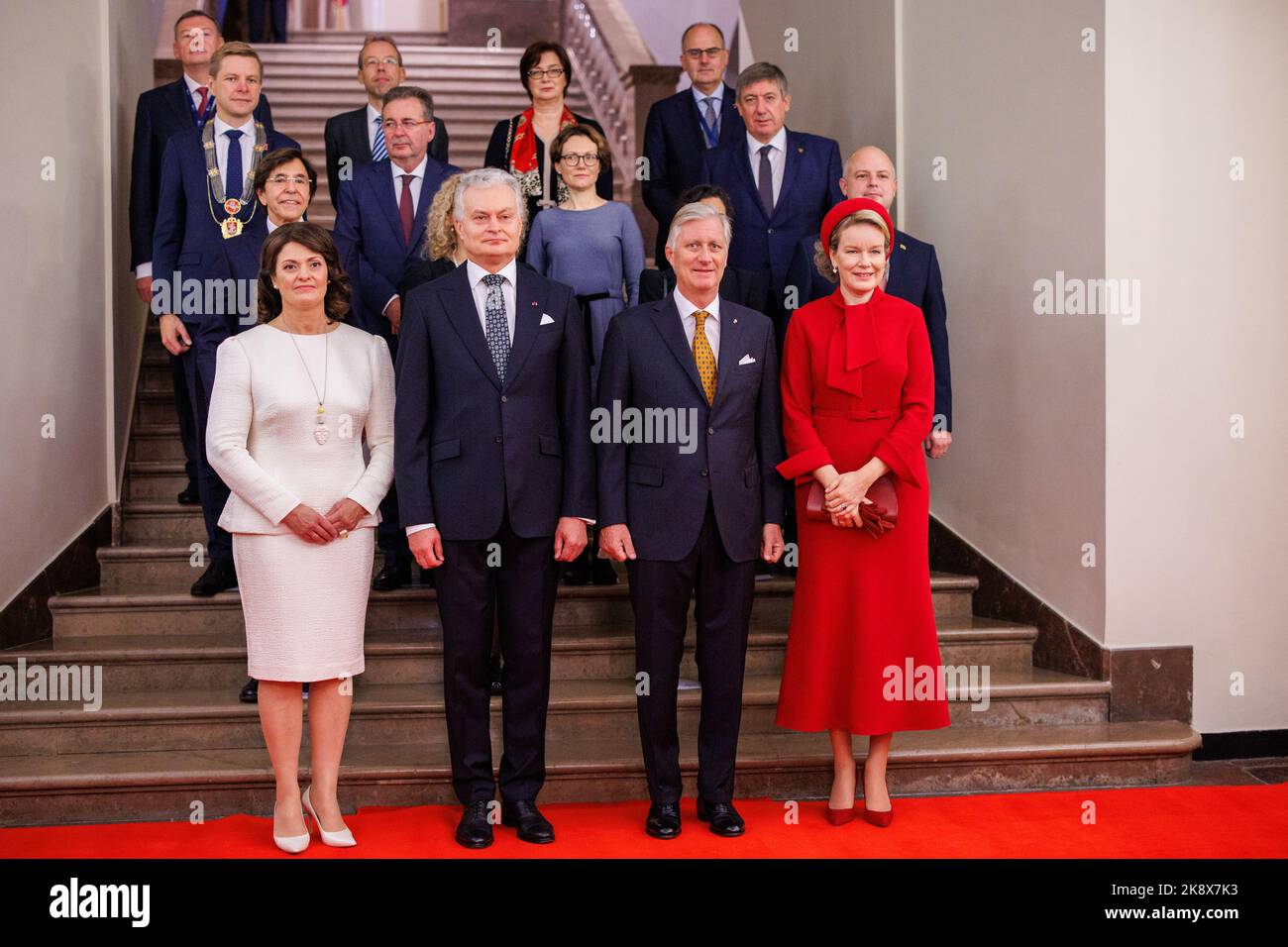 King philippe queen mathilde portrait hi-res stock photography and ...