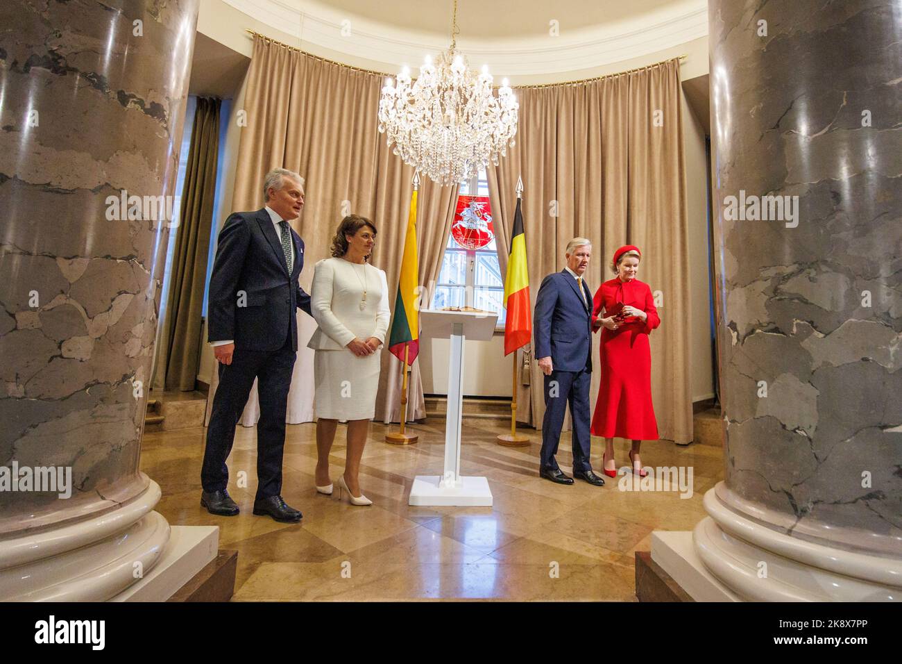 Lithuania President Gitanas Nauseda, Diana Nausediene, wife of ...