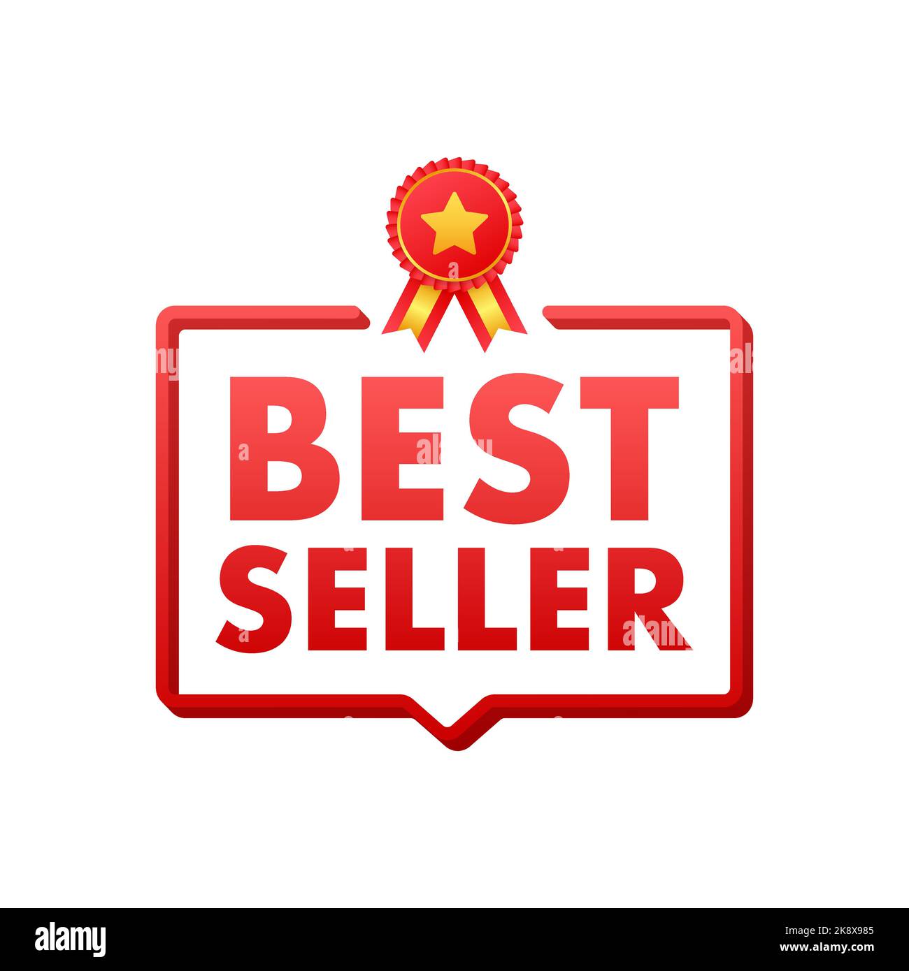 Best seller badge. Best seller golden label. Retail badge ...