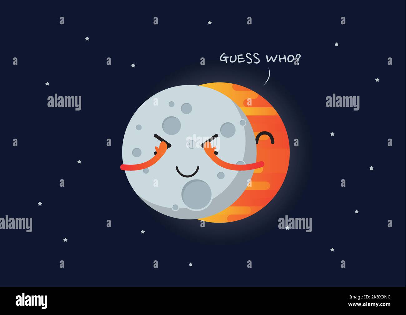 Moon And Sun Together
