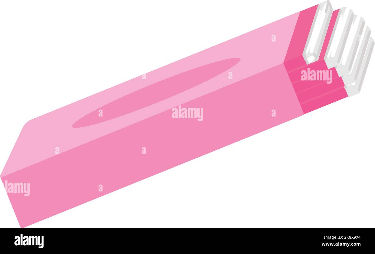 Pink gum sticks icon cartoon vector. Candy bubble Stock Vector Image ...