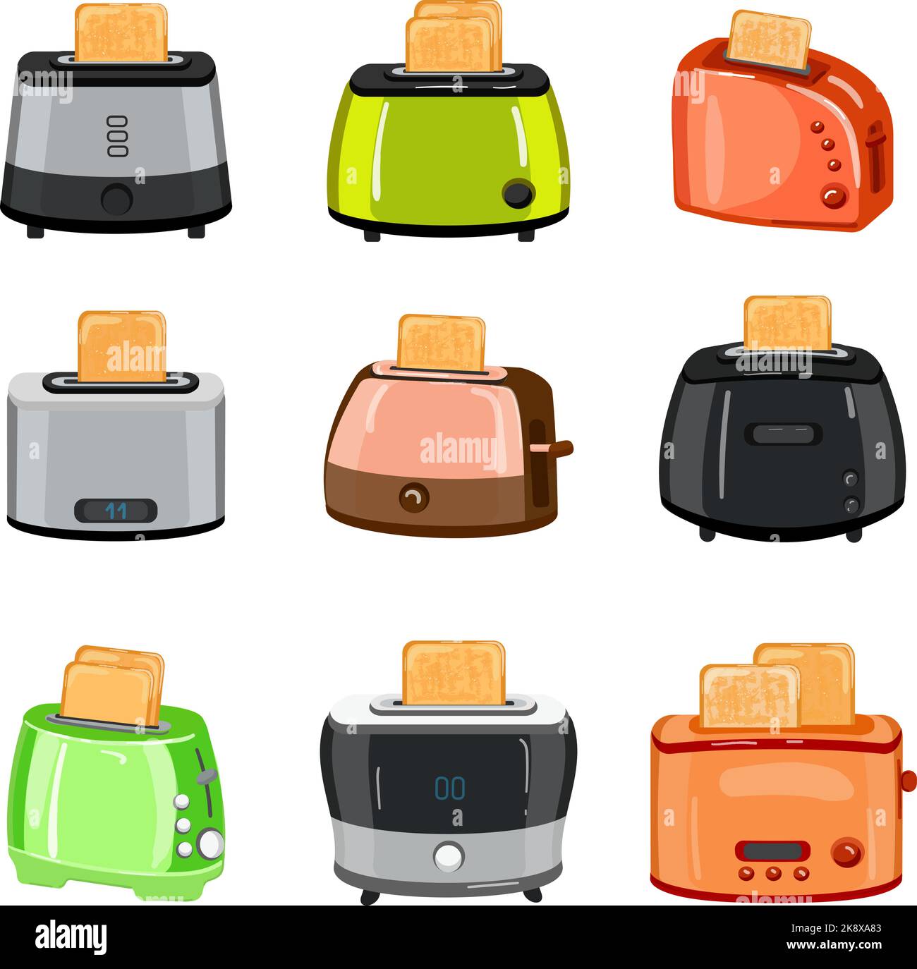 Funny toaster Cut Out Stock Images & Pictures - Alamy