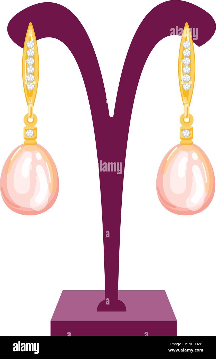 Indian jewellery icon cartoon vector. Gold jewelry Stock Vector Image ...