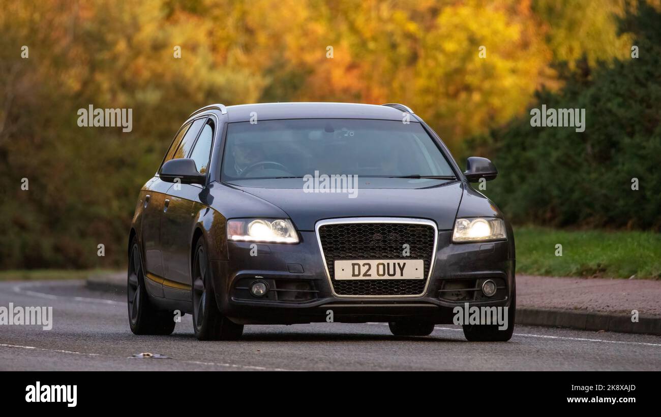 2009 grey Audi A6 1968 cc diesel engine Stock Photo - Alamy