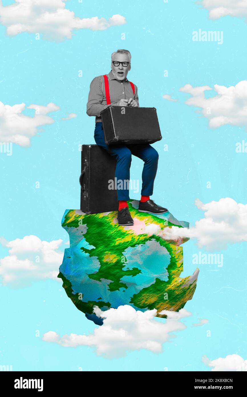 Exclusive magazine picture sketch image of funny funky guy ready round ...