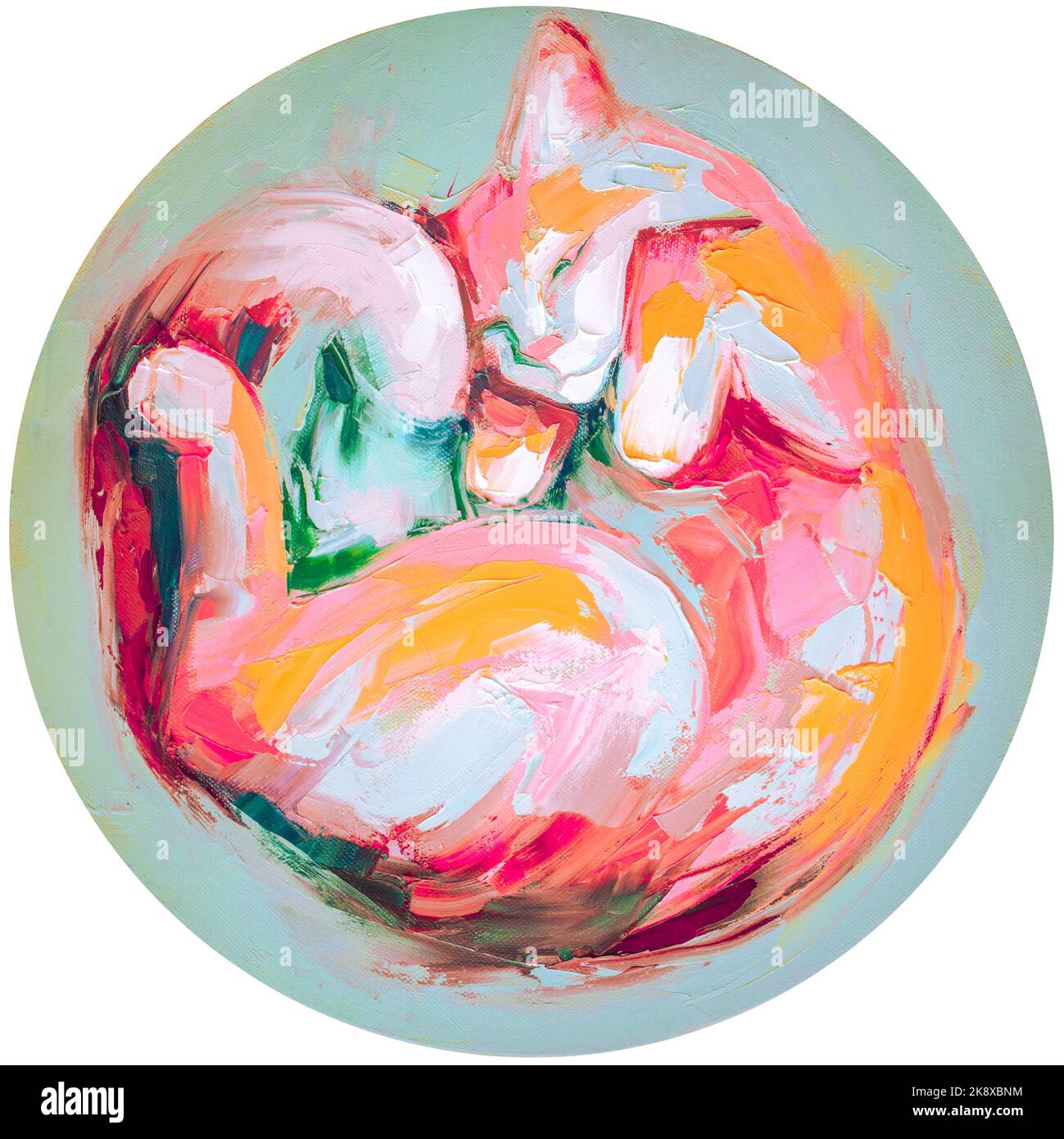 Woman curled up drawing Cut Out Stock Images & Pictures - Alamy