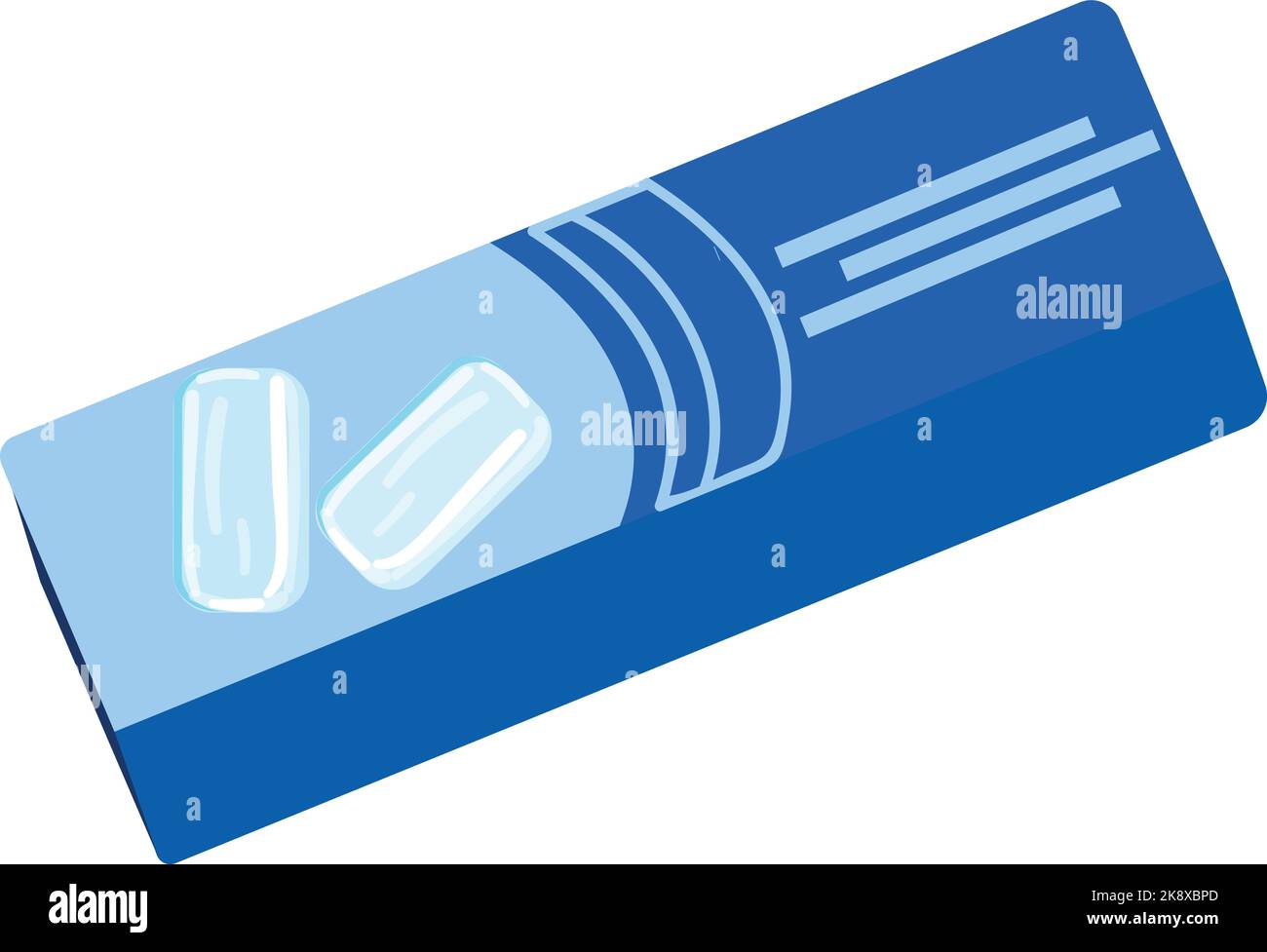 Gum pack icon cartoon vector. Bubble mint Stock Vector Image & Art - Alamy