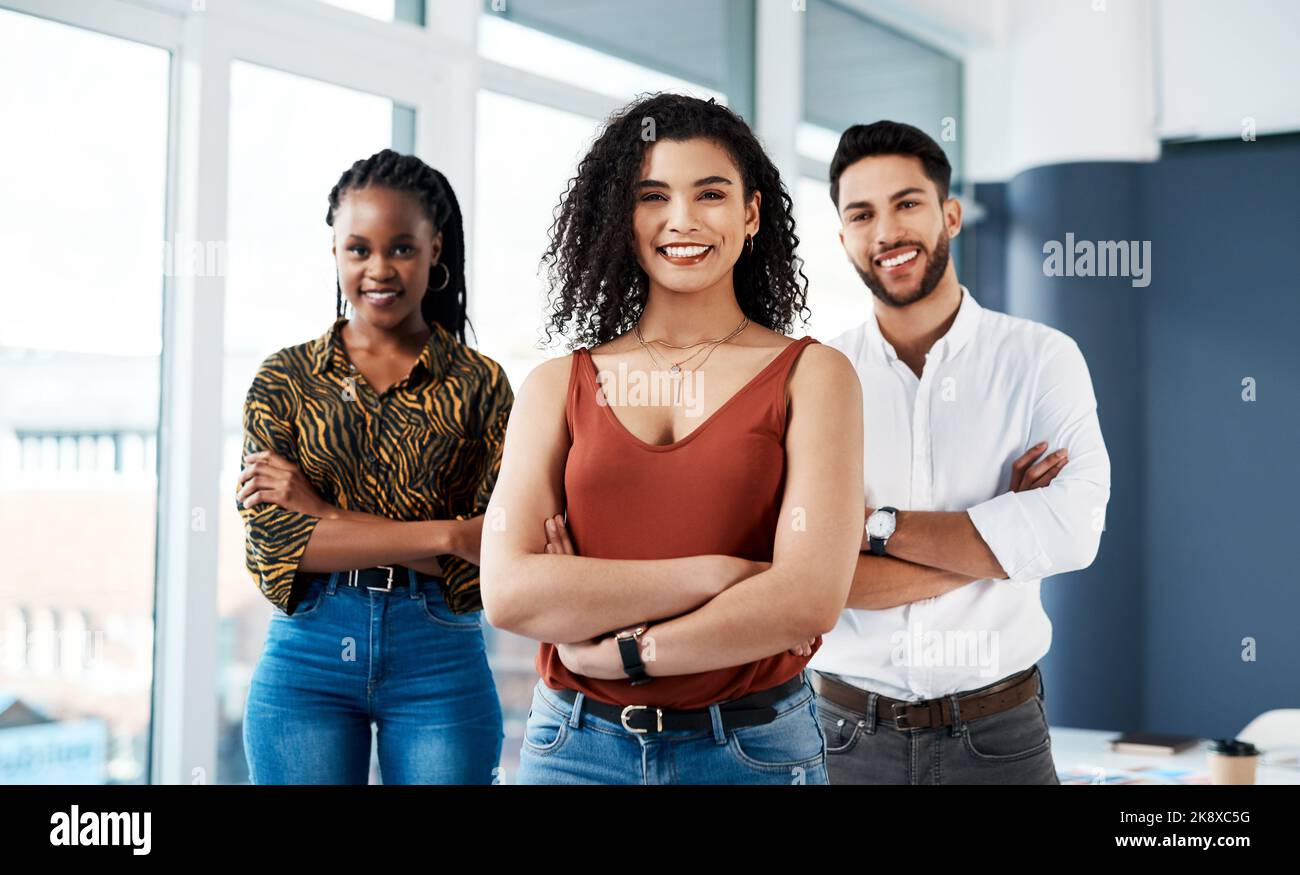 Nothing can stop us from reaching our goals. Cropped portrait of an ...