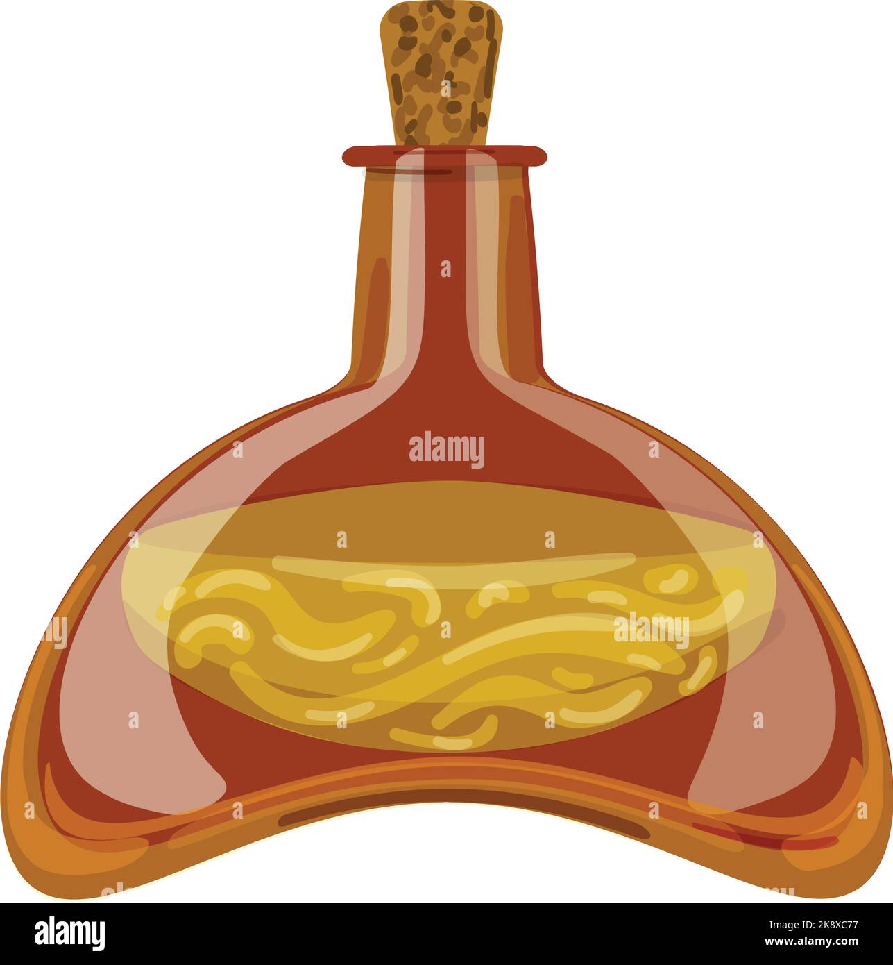 Magic elixir icon cartoon vector. Game bottle Stock Vector Image & Art ...